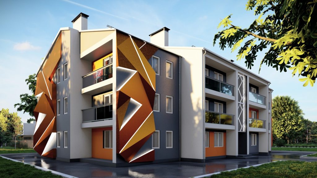 Three-storey house frame kit – Ecolit Thailand